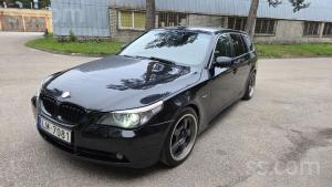 Melns BMW 530 2006 Rīga, ar dzinēja tilpumu 3.00 L un nobraukumu 450 tūkst. km par 3500 €, foto  vietnē AUTOMOTO.COM.LV