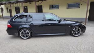 Black BMW 530 2006 in Riga, with an engine capacity of 3.00 L and mileage of 450 thousand km for 3500 €, photo 4 on AUTOMOTO.COM.LV