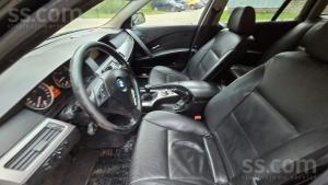 Black BMW 530 2006 in Riga, with an engine capacity of 3.00 L and mileage of 450 thousand km for 3500 €, photo 10 on AUTOMOTO.COM.LV