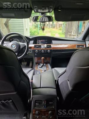 Melns BMW 530 2006 Rēzekne, ar dzinēja tilpumu 3.00 L un nobraukumu 348 tūkst. km par 4600 €, foto 6 vietnē AUTOMOTO.COM.LV