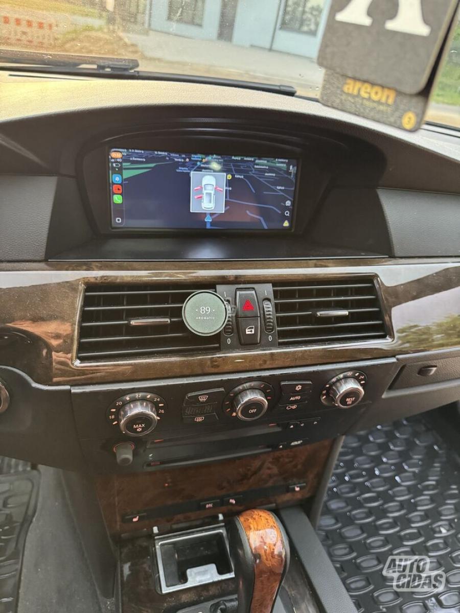 Melns BMW 530 2006 Viļņa, ar dzinēja tilpumu 3.00 L un nobraukumu 344 tūkst. km par 3800 €, foto 14 vietnē AUTOMOTO.COM.LV