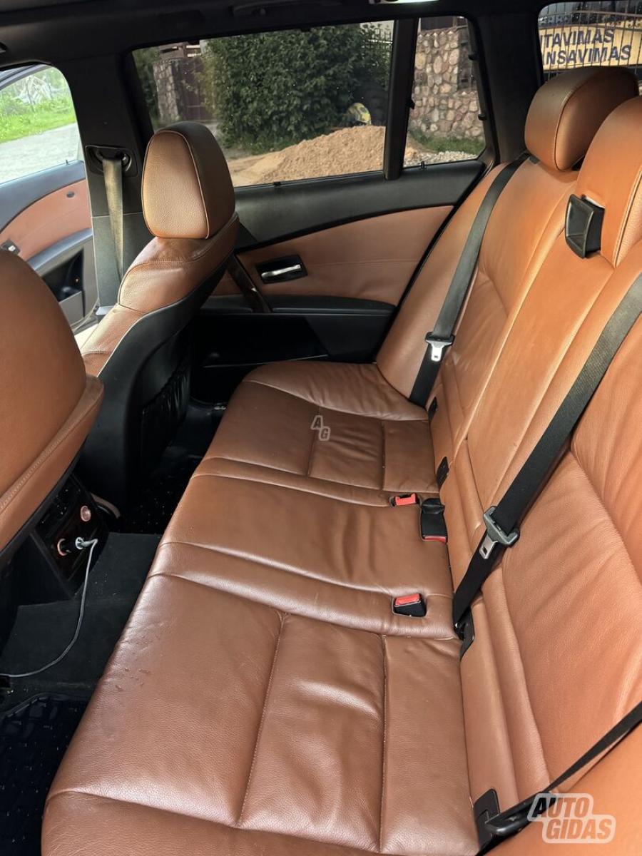 Melns BMW 530 2006 Viļņa, ar dzinēja tilpumu 3.00 L un nobraukumu 344 tūkst. km par 3800 €, foto 16 vietnē AUTOMOTO.COM.LV