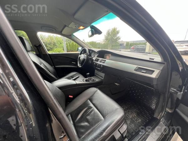 Melns BMW 530 2006 Rīga, ar dzinēja tilpumu 3.00 L un nobraukumu 400 tūkst. km par 2570 €, foto 5 vietnē AUTOMOTO.COM.LV