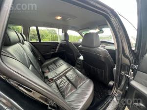 Black BMW 530 2006 in Riga, with an engine capacity of 3.00 L and mileage of 400 thousand km for 2570 €, photo 8 on AUTOMOTO.COM.LV