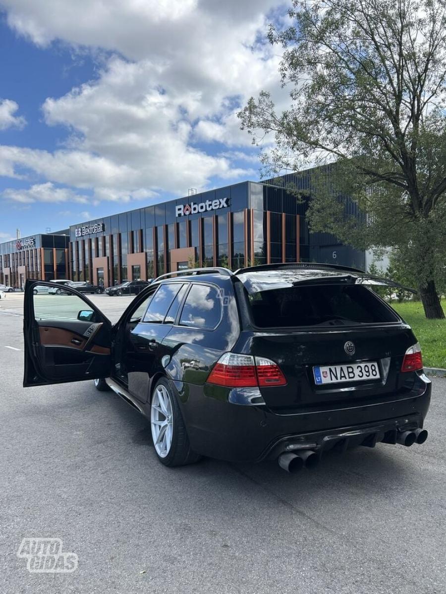 Black BMW 530 2006 in Kaunas, with an engine capacity of 3.00 L and mileage of 345 thousand km for 4750 €, photo 9 on AUTOMOTO.COM.LV