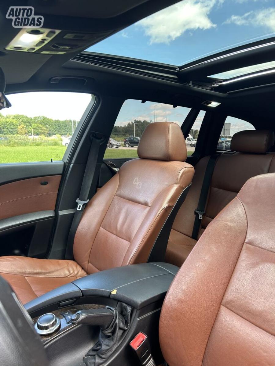 Black BMW 530 2006 in Kaunas, with an engine capacity of 3.00 L and mileage of 345 thousand km for 4750 €, photo 18 on AUTOMOTO.COM.LV