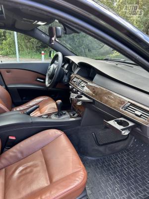 Black BMW 530 2006 in Kaunas, with an engine capacity of 3.00 L and mileage of 345 thousand km for 4750 €, photo 22 on AUTOMOTO.COM.LV
