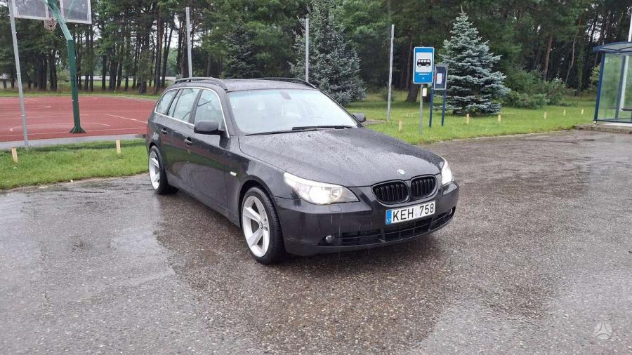 Melns BMW 530 2006 Klaipėda, ar dzinēja tilpumu 2.99 L un nobraukumu 358 tūkst. km par 3500 €, foto 5 vietnē AUTOMOTO.COM.LV