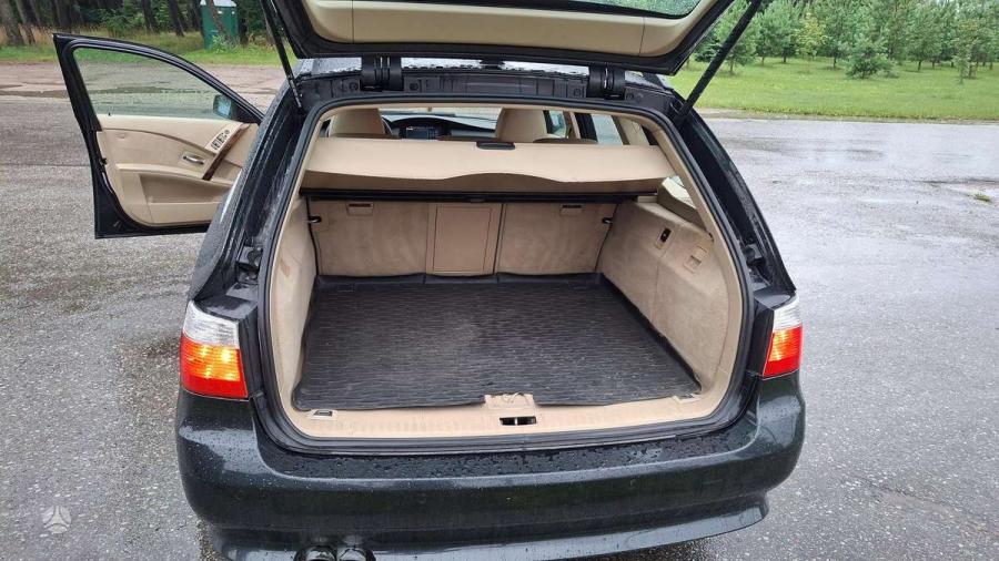 Melns BMW 530 2006 Klaipėda, ar dzinēja tilpumu 2.99 L un nobraukumu 358 tūkst. km par 3500 €, foto 7 vietnē AUTOMOTO.COM.LV