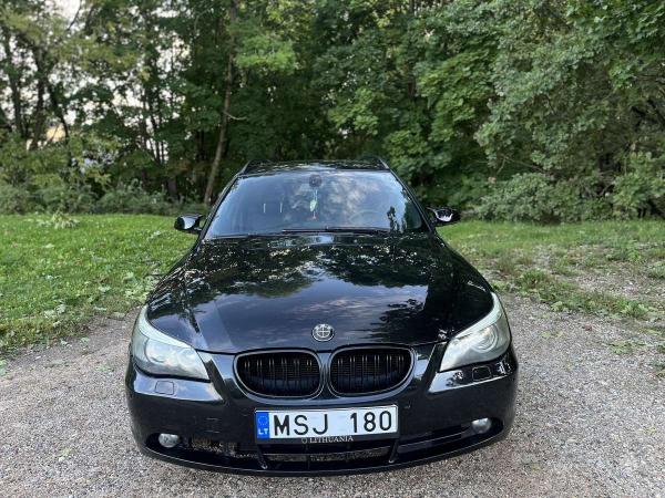 Melns BMW 530 2006 Viļņa, ar dzinēja tilpumu 2.99 L un nobraukumu 277 tūkst. km par 2800 €, foto 3 vietnē AUTOMOTO.COM.LV