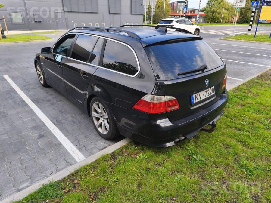 Melns BMW 530 2006 Rīga, ar dzinēja tilpumu 3.00 L un nobraukumu 438 tūkst. km par 3200 €, foto 5 vietnē AUTOMOTO.COM.LV