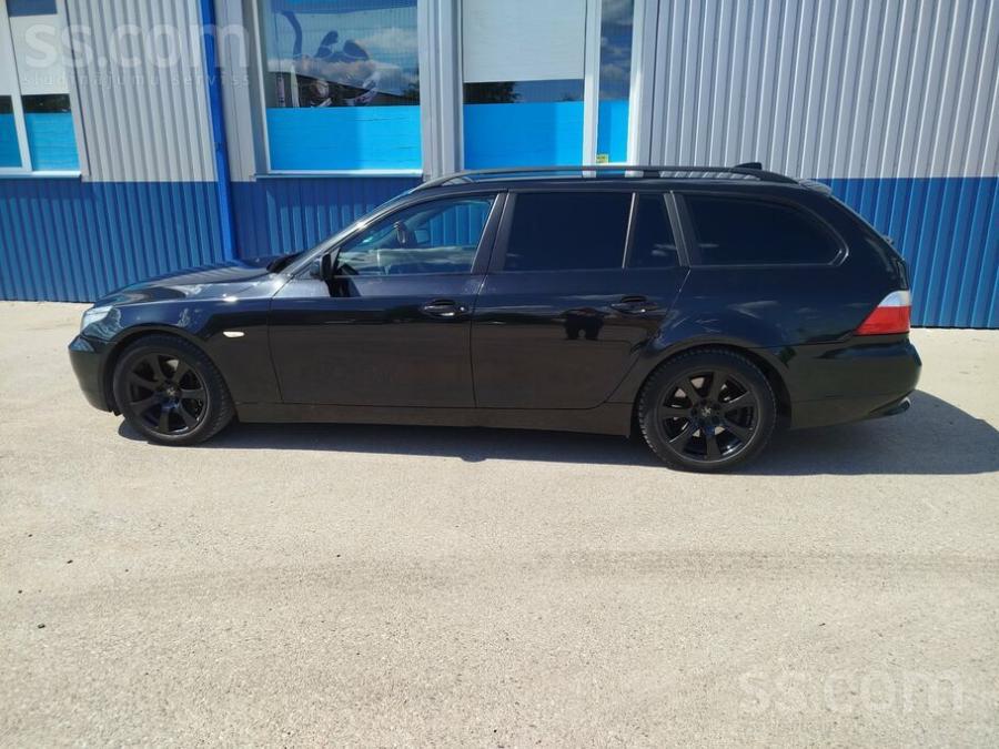 Black BMW 530 2006 in Daugavpils, with an engine capacity of 3.00 L and mileage of 378 thousand km for 4200 €, photo 4 on AUTOMOTO.COM.LV