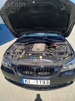 Black BMW 530 2006 in Daugavpils, with an engine capacity of 3.00 L and mileage of 378 thousand km for 4200 €, photo 7 on AUTOMOTO.COM.LV