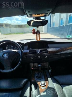 Black BMW 530 2006 in Daugavpils, with an engine capacity of 3.00 L and mileage of 378 thousand km for 4200 €, photo 10 on AUTOMOTO.COM.LV