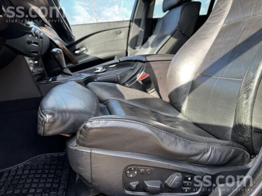 Melns BMW 530 2006 Rīga, ar dzinēja tilpumu 3.00 L un nobraukumu 362 tūkst. km par 3300 €, foto 7 vietnē AUTOMOTO.COM.LV