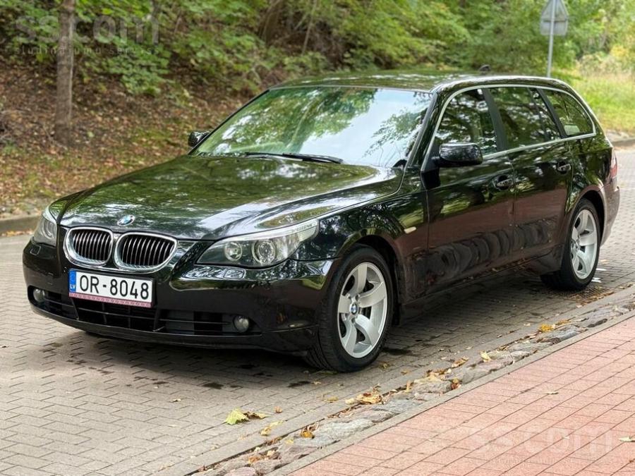 Черный БМВ 530 2006 в Бауска, объемом двигателя 3.00 л и пробегом 283 тыс. км за 3150 €, фото 1 на AUTOMOTO.COM.LV