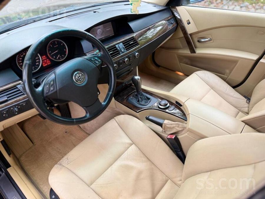 Черный БМВ 530 2006 в Бауска, объемом двигателя 3.00 л и пробегом 283 тыс. км за 3150 €, фото 8 на AUTOMOTO.COM.LV