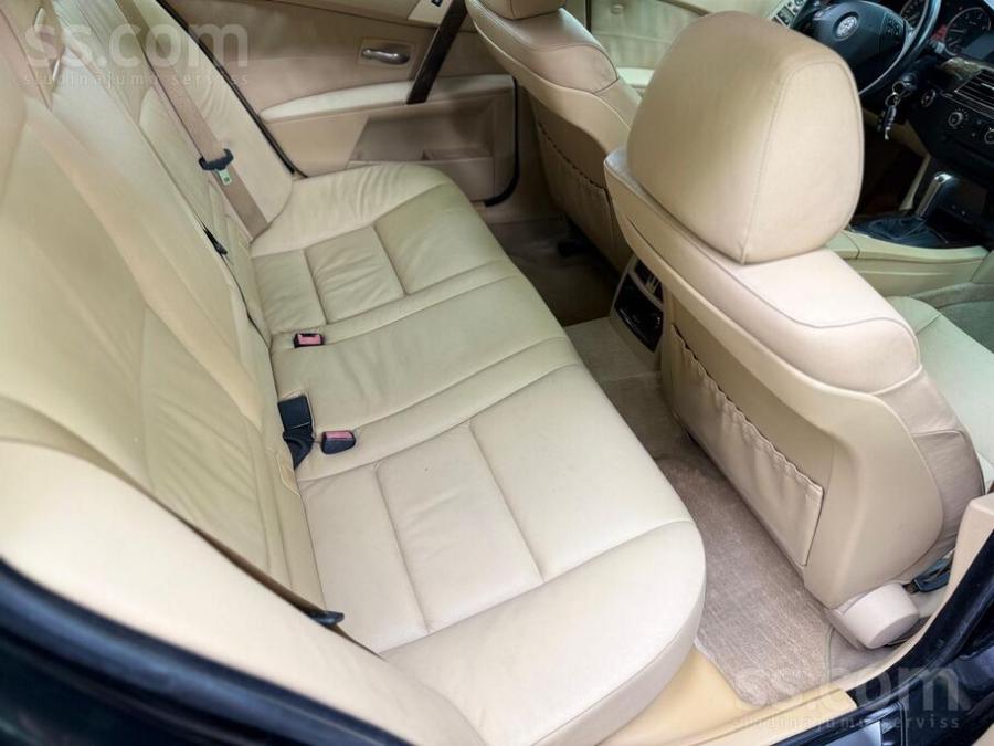 Черный БМВ 530 2006 в Бауска, объемом двигателя 3.00 л и пробегом 283 тыс. км за 3150 €, фото 9 на AUTOMOTO.COM.LV