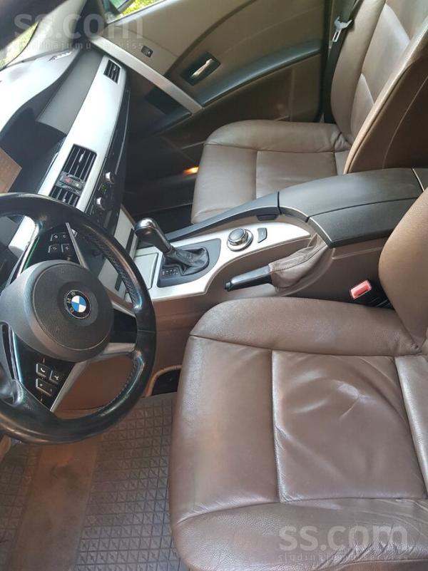 Melns BMW 530 2006 Rīga, ar dzinēja tilpumu 3.00 L un nobraukumu 363 tūkst. km par 3600 €, foto 5 vietnē AUTOMOTO.COM.LV