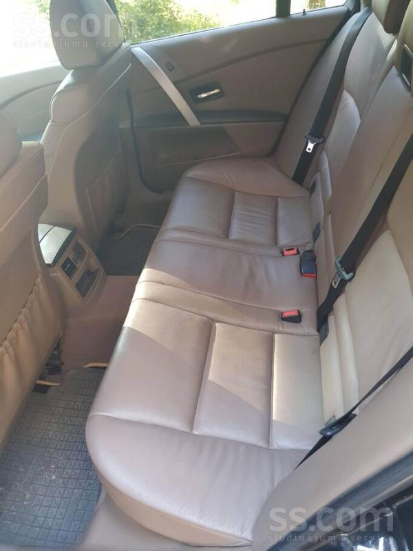 Melns BMW 530 2006 Rīga, ar dzinēja tilpumu 3.00 L un nobraukumu 363 tūkst. km par 3600 €, foto 6 vietnē AUTOMOTO.COM.LV