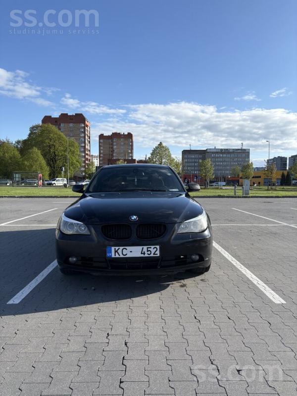 Melns BMW 530 2007 Rīga, ar dzinēja tilpumu 3.00 L un nobraukumu 328 tūkst. km par 3900 €, foto 1 vietnē AUTOMOTO.COM.LV