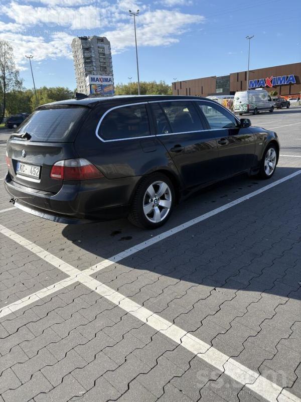 Melns BMW 530 2007 Rīga, ar dzinēja tilpumu 3.00 L un nobraukumu 328 tūkst. km par 3900 €, foto 3 vietnē AUTOMOTO.COM.LV