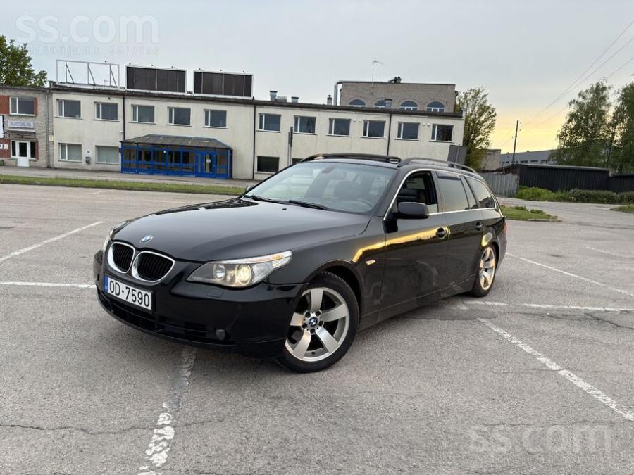Melns BMW 530 2007 Ogre, ar dzinēja tilpumu 3.00 L un nobraukumu 341 tūkst. km par 27500 €, foto 1 vietnē AUTOMOTO.COM.LV