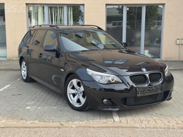 Black BMW 530 2007 in Jelgava, with an engine capacity of 3.00 L and mileage of 283 thousand km for 5950 €, photo 2 on AUTOMOTO.COM.LV