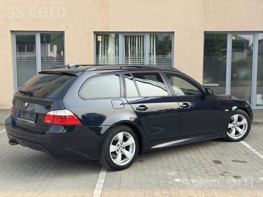 Black BMW 530 2007 in Jelgava, with an engine capacity of 3.00 L and mileage of 283 thousand km for 5950 €, photo 4 on AUTOMOTO.COM.LV