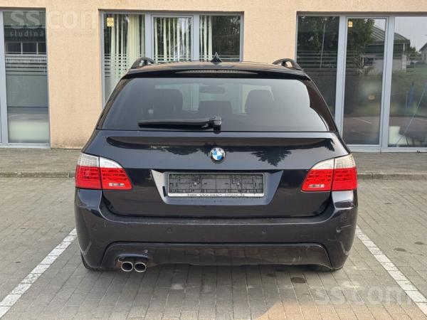 Black BMW 530 2007 in Jelgava, with an engine capacity of 3.00 L and mileage of 283 thousand km for 5950 €, photo 5 on AUTOMOTO.COM.LV