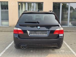 Black BMW 530 2007 in Jelgava, with an engine capacity of 3.00 L and mileage of 283 thousand km for 5950 €, photo 5 on AUTOMOTO.COM.LV