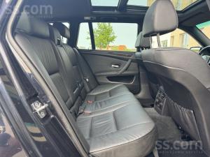 Black BMW 530 2007 in Jelgava, with an engine capacity of 3.00 L and mileage of 283 thousand km for 5950 €, photo 12 on AUTOMOTO.COM.LV
