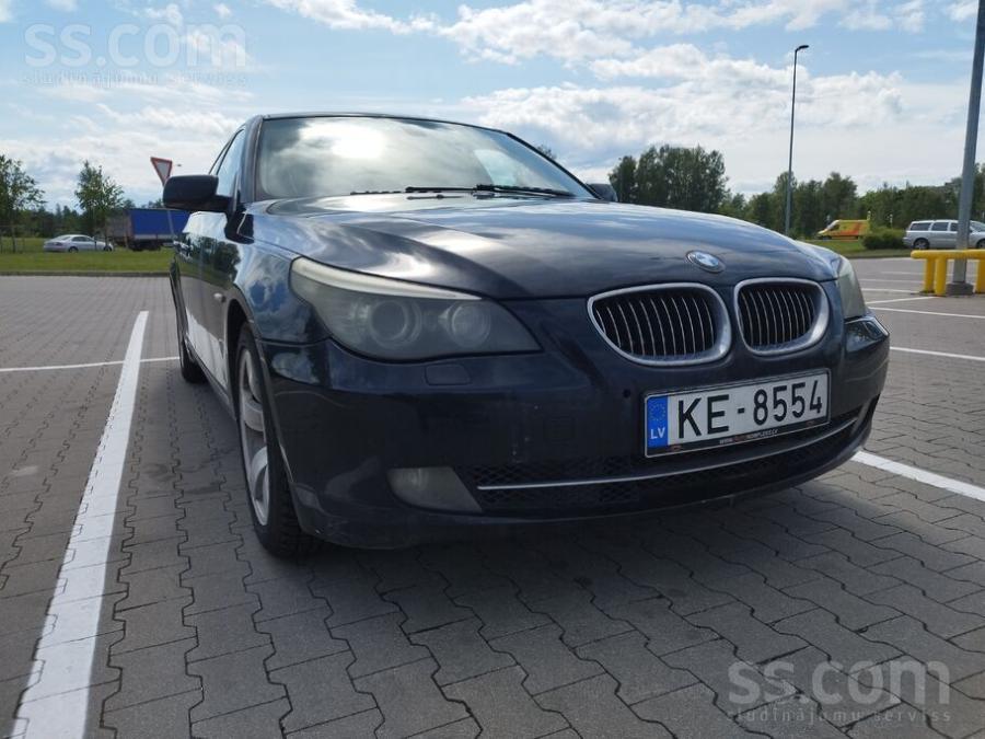 Black BMW 530 2007 in Riga, with an engine capacity of 3.00 L and mileage of 360 thousand km for 4400 €, photo 2 on AUTOMOTO.COM.LV
