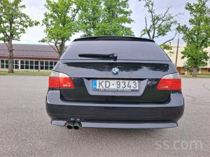 Black BMW 530 2007 in Riga, with an engine capacity of 3.00 L and mileage of 309 thousand km for 3200 €, photo 5 on AUTOMOTO.COM.LV