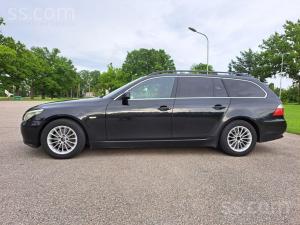 Black BMW 530 2007 in Riga, with an engine capacity of 3.00 L and mileage of 309 thousand km for 3200 €, photo 7 on AUTOMOTO.COM.LV