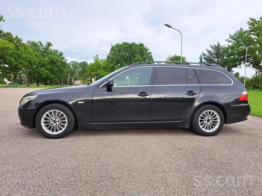 Black BMW 530 2007 in Riga, with an engine capacity of 3.00 L and mileage of 309 thousand km for 3200 €, photo 7 on AUTOMOTO.COM.LV