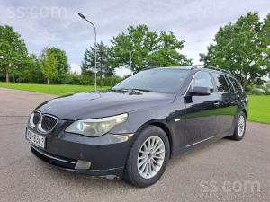 Black BMW 530 2007 in Riga, with an engine capacity of 3.00 L and mileage of 309 thousand km for 3200 €, photo 8 on AUTOMOTO.COM.LV