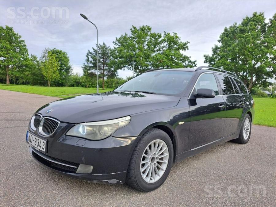 Black BMW 530 2007 in Riga, with an engine capacity of 3.00 L and mileage of 309 thousand km for 3200 €, photo 8 on AUTOMOTO.COM.LV