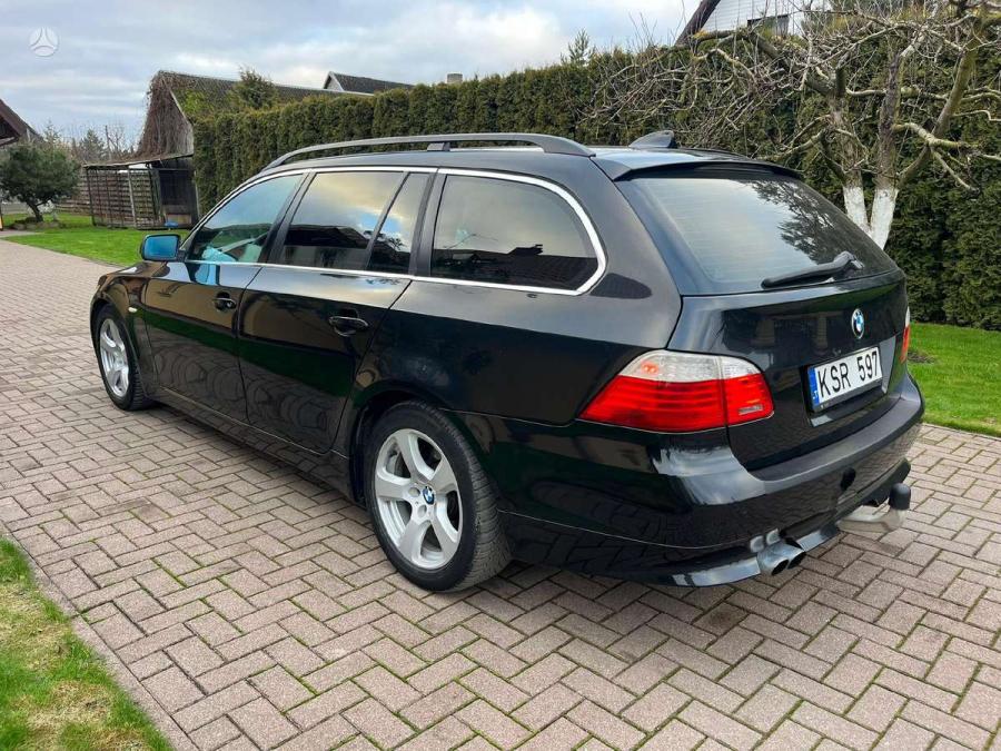 Black BMW 530 2007 in Marijampole, with an engine capacity of 2.99 L and mileage of 325 thousand km for 3150 €, photo 2 on AUTOMOTO.COM.LV