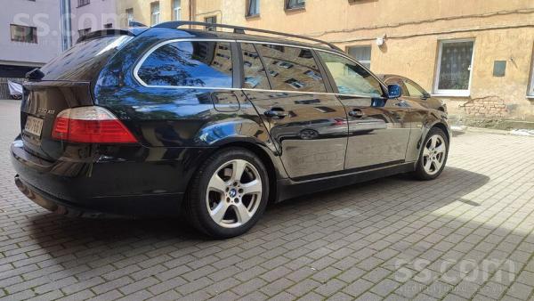 Melns BMW 530 2007 Bauska, ar dzinēja tilpumu 3.00 L un nobraukumu 34 tūkst. km par 3500 €, foto 5 vietnē AUTOMOTO.COM.LV