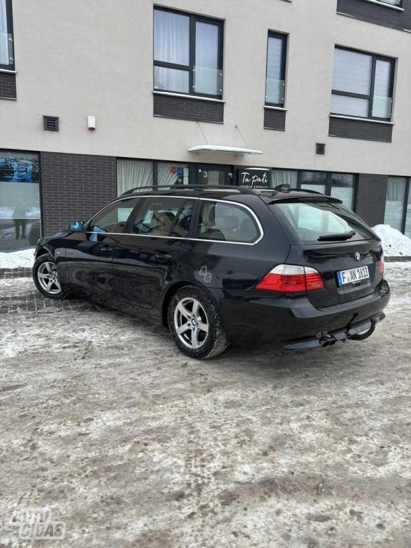 Melns BMW 530 2007 Kauņa, ar dzinēja tilpumu 2.50 L un nobraukumu 280 tūkst. km par 3650 €, foto 8 vietnē AUTOMOTO.COM.LV