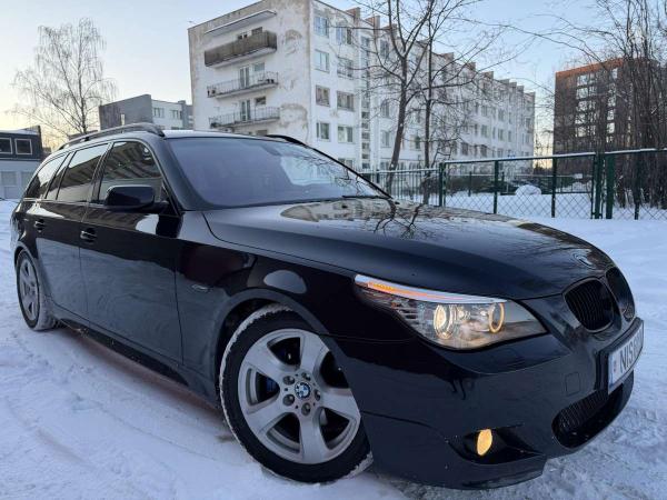 Black BMW 530 2007 in Kaunas, with an engine capacity of 2.99 L and mileage of 307 thousand km for 5750 €, photo 1 on AUTOMOTO.COM.LV