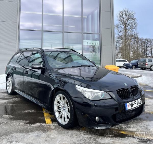 Melns BMW 530 2007 Viļņa, ar dzinēja tilpumu 3.00 L un nobraukumu 386 tūkst. km par 4700 €, foto 1 vietnē AUTOMOTO.COM.LV