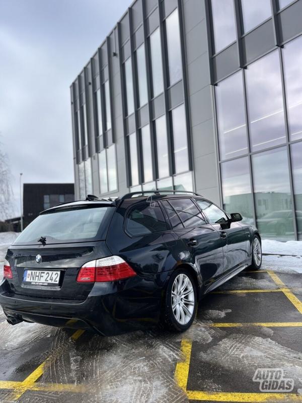 Melns BMW 530 2007 Viļņa, ar dzinēja tilpumu 3.00 L un nobraukumu 386 tūkst. km par 4700 €, foto 4 vietnē AUTOMOTO.COM.LV