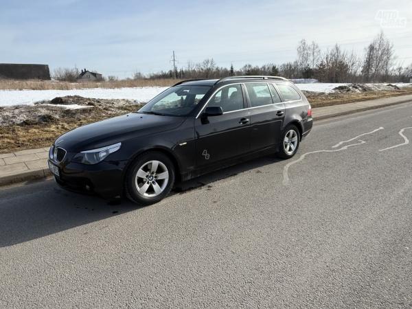 Melns BMW 530 2007 Panevēža, ar dzinēja tilpumu 3.00 L un nobraukumu 371 tūkst. km par 4200 €, foto 1 vietnē AUTOMOTO.COM.LV
