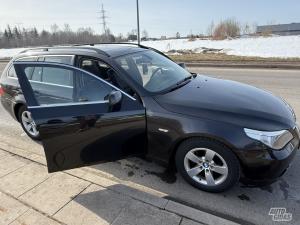 Black BMW 530 2007 in Panevezys, with an engine capacity of 3.00 L and mileage of 371 thousand km for 4200 €, photo 6 on AUTOMOTO.COM.LV