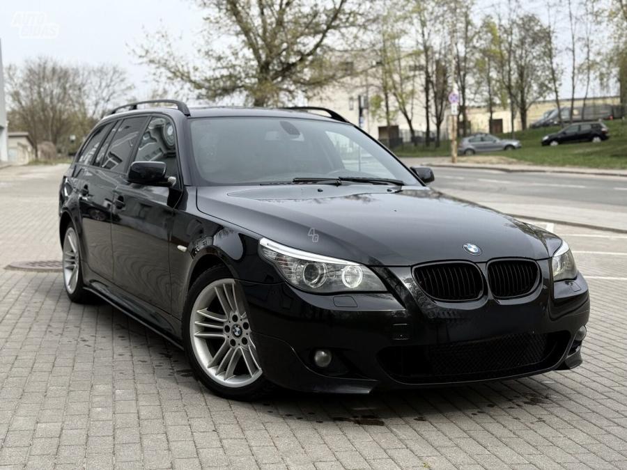 Melns BMW 530 2007 Viļņa, ar dzinēja tilpumu 3.00 L un nobraukumu 400 tūkst. km par 4850 €, foto 1 vietnē AUTOMOTO.COM.LV