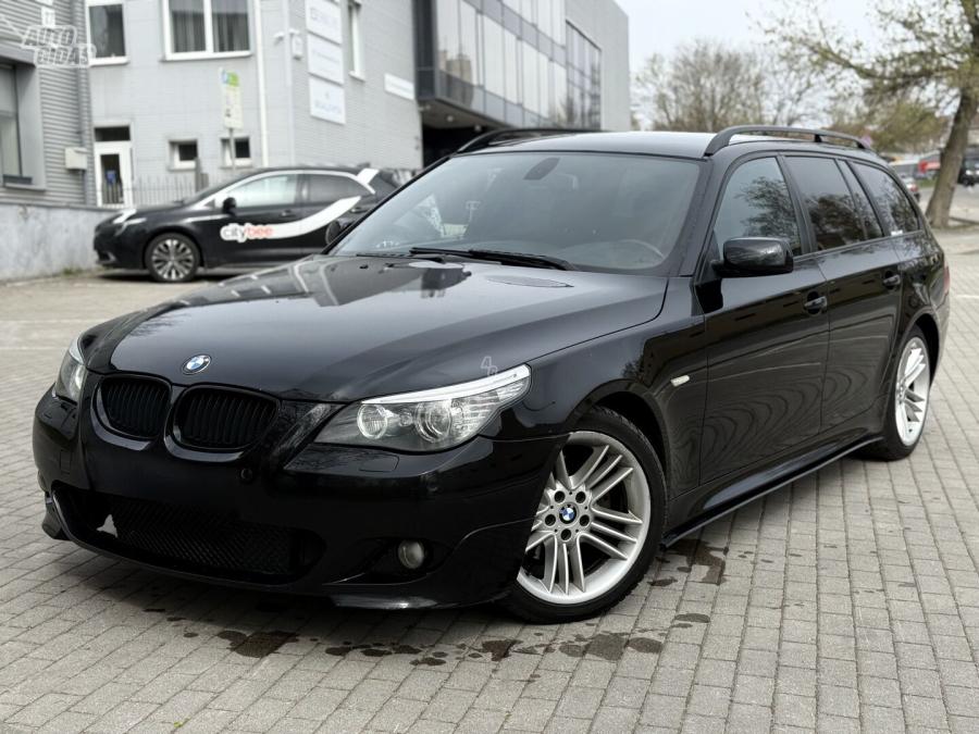 Melns BMW 530 2007 Viļņa, ar dzinēja tilpumu 3.00 L un nobraukumu 400 tūkst. km par 4850 €, foto 3 vietnē AUTOMOTO.COM.LV