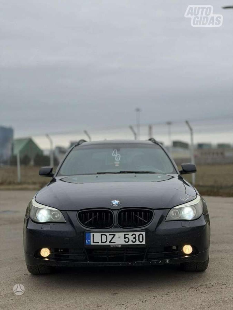 Black BMW 530 2007 in Klaipeda, with an engine capacity of 2.50 L and mileage of 400 thousand km for 2890 €, photo 3 on AUTOMOTO.COM.LV
