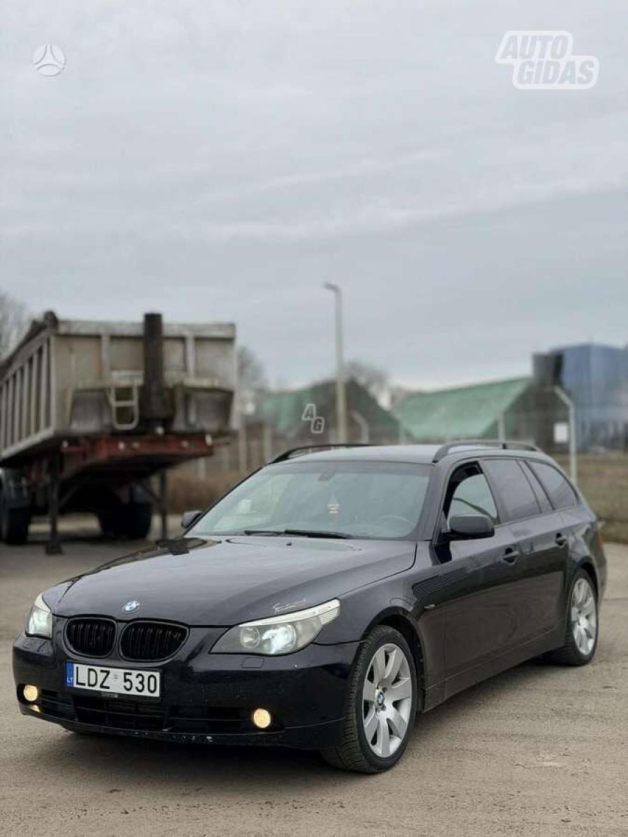 Black BMW 530 2007 in Klaipeda, with an engine capacity of 2.50 L and mileage of 400 thousand km for 2890 €, photo 6 on AUTOMOTO.COM.LV